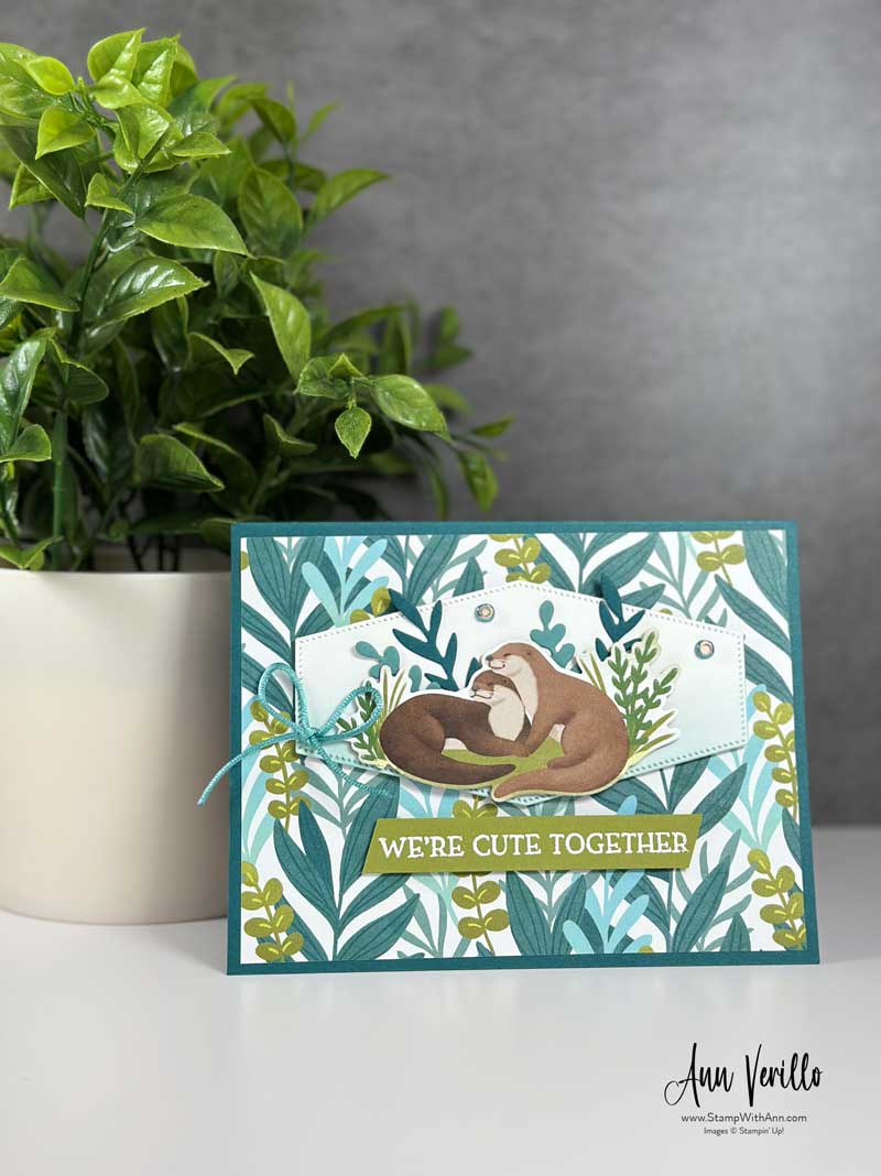 Stampin’ Up! Otterly Amazing Greeting Card - Ann Verillo, StampWithAnn.com