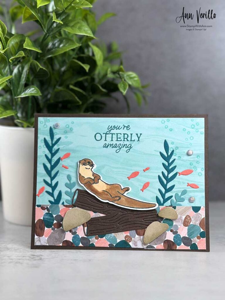 Stampin' Up! Otterly Amazing Birthday Card - Ann Verillo, StampWithAnn.com