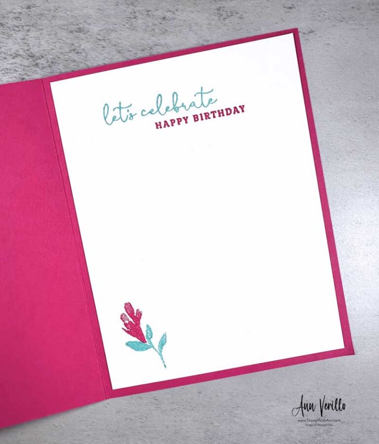 Stampin' Up! Pretty Petals Birthday Card - Ann Verillo, StampWithAnn.com