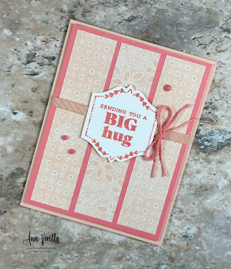 Stampin' Up! Hugs For Love Big Hug Card - Ann Verillo, StampWithAnn.com
