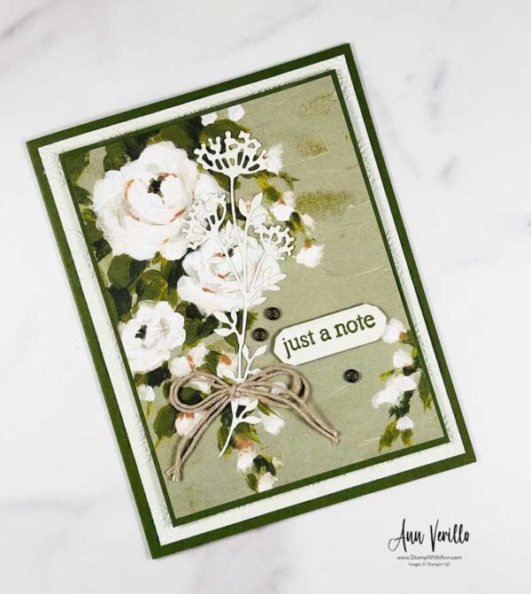 Stampin' Up! Beautiful Motifs Note Card - Ann Verillo, StampWithAnn.com