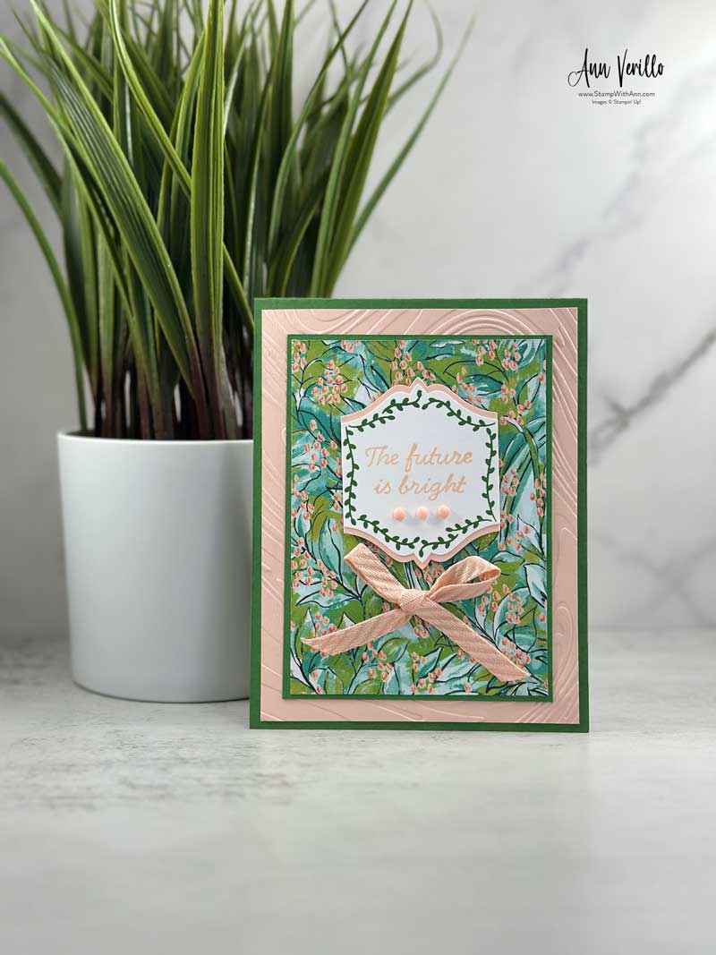Stampin' Up! Bright Borders Congrats Card - Ann Verillo, StampWithAnn.com