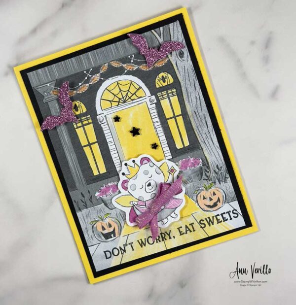 Stampin' Up! Spooky Halloween Fun Card - Ann Verillo, StampWithAnn.com