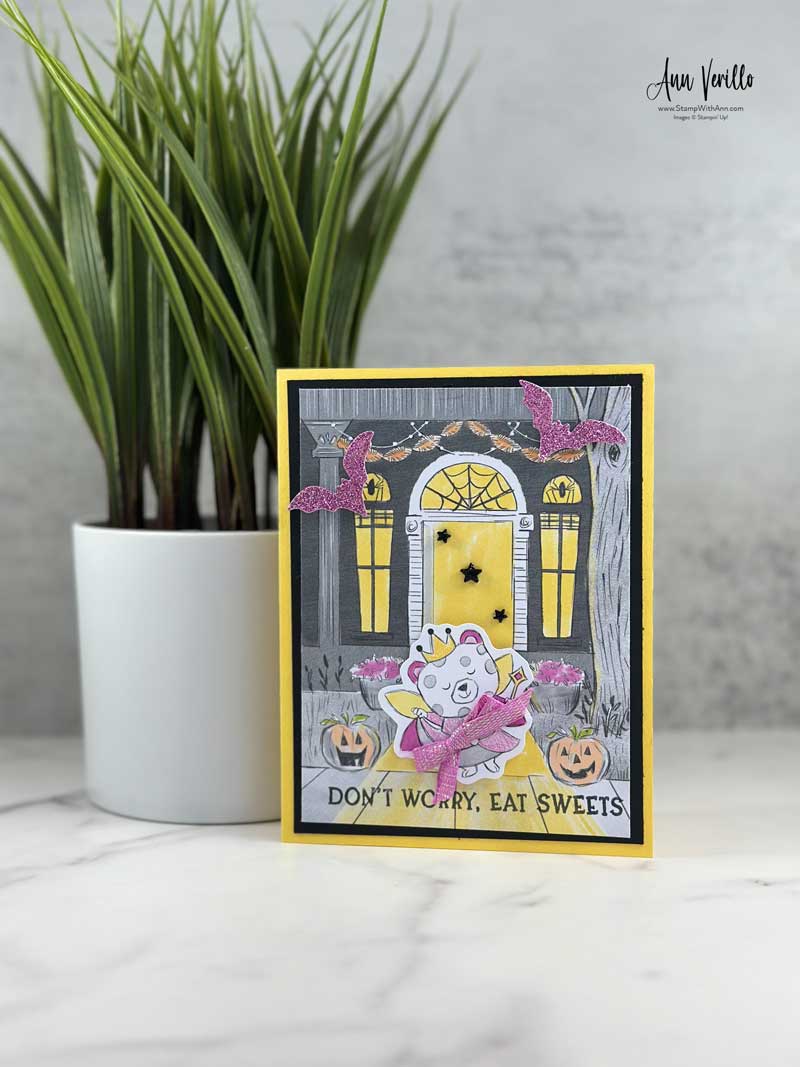 Stampin' Up! Spooky Halloween Fun Card - Ann Verillo, StampWithAnn.com