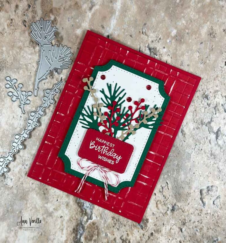 Stampin' Up! Branching Out Birthday Card - Ann Verillo, StampWithAnn.com