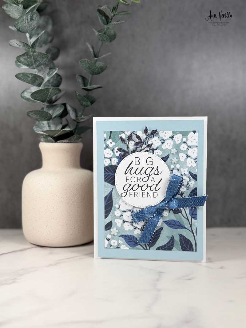 Stampin' Up! Peace On Earth Friend Card - Ann Verillo, StampWithAnn.com